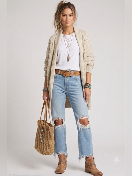 Free People | Jeans | Free People We The Free Light Blue Distressed ...
